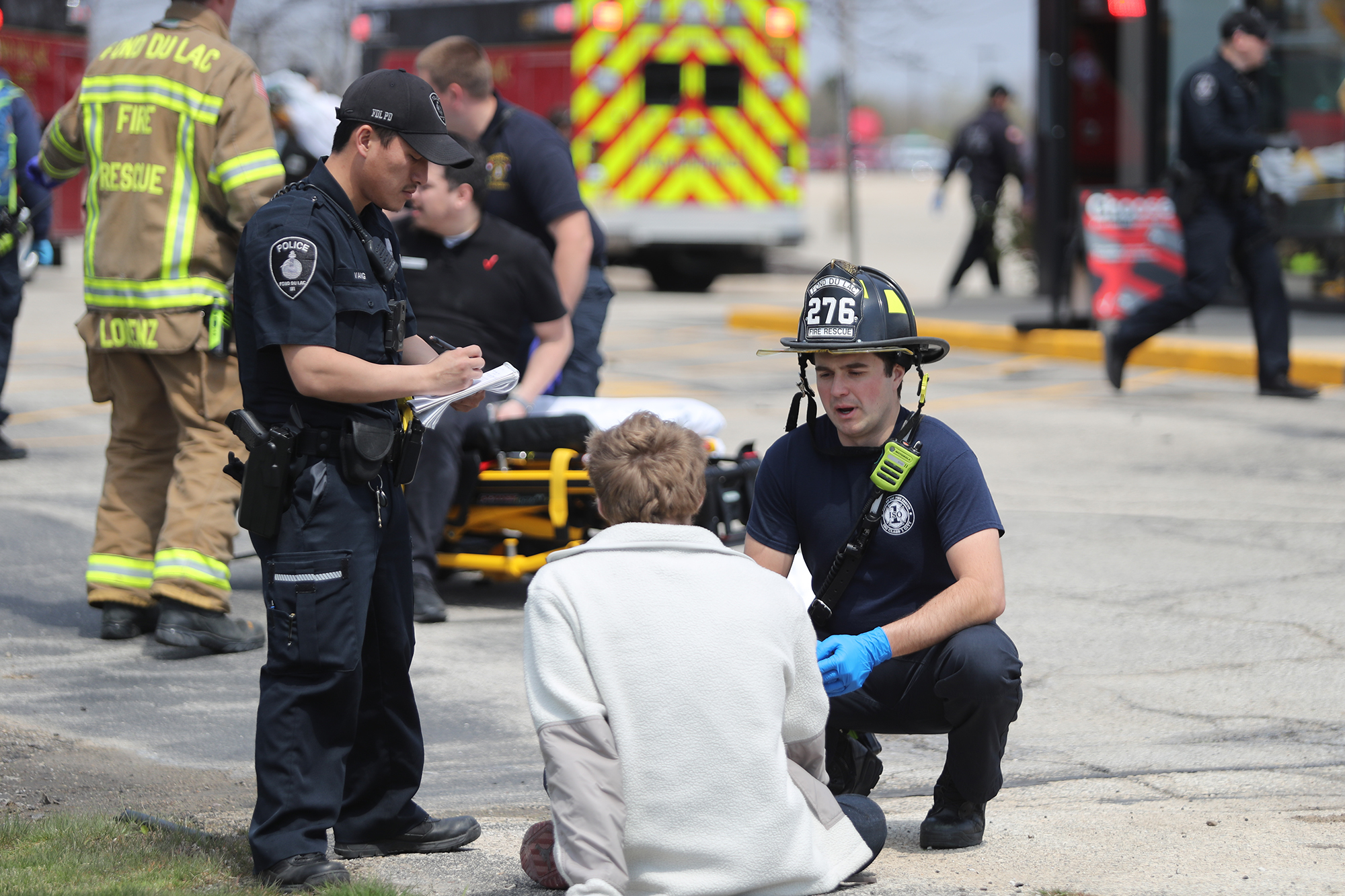 PHOTOS: 8 injured, 1 Critical At Car Vs Building Crash At Verizon Store ...