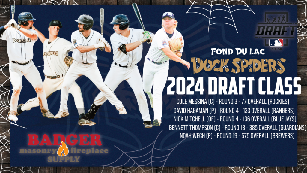 Five Dock Spiders Selected in 2024 MLB First-Year Player Draft - KFIZ ...