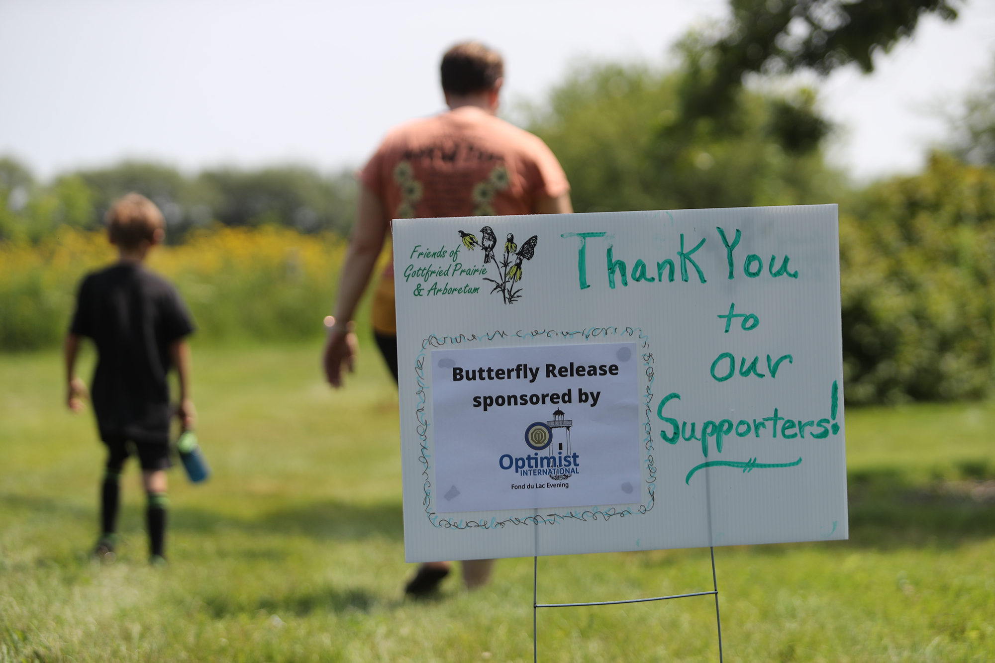 Monarch butterfly release at Prairie Fest 2024 - KFIZ News-Talk 1450 AM