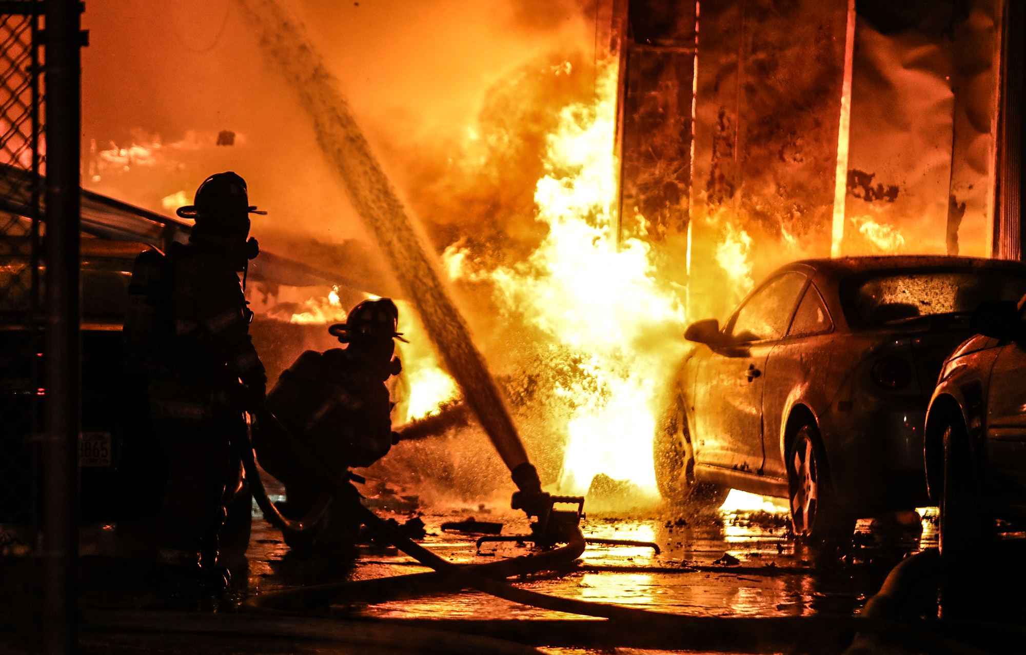 PHOTOS: Fire destroys north Military Business - KFIZ News-Talk 1450 AM