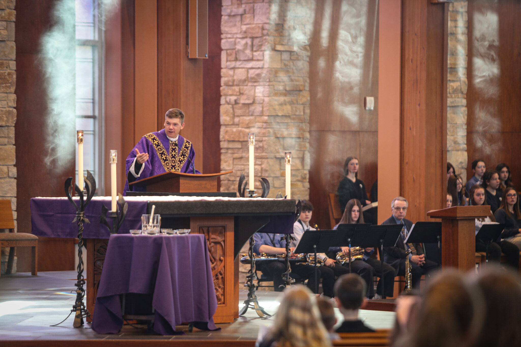 PHOTOS: St. Mary's Springs Academy celebrates Ash Wednesday at Holy ...