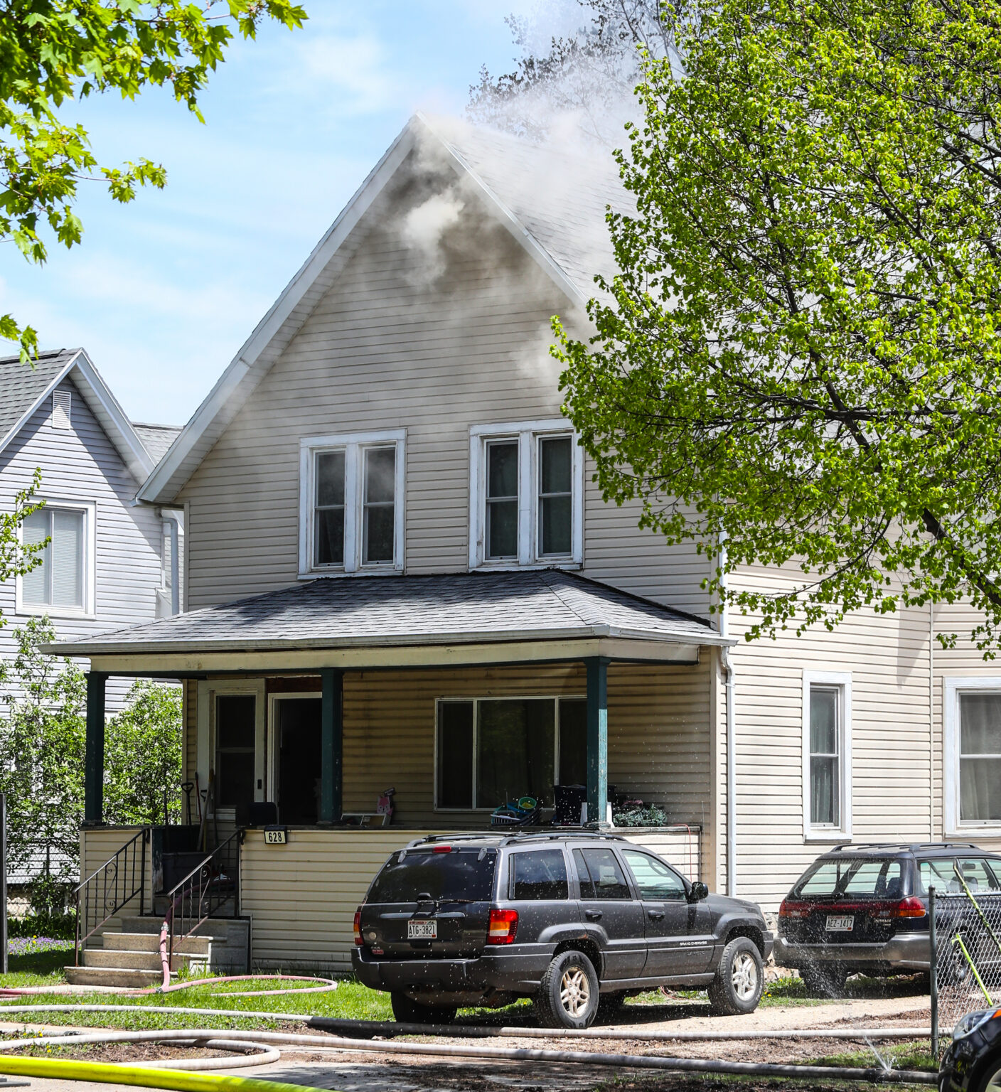 PHOTOS: At least three structures burning in North Fond du Lac - KFIZ ...