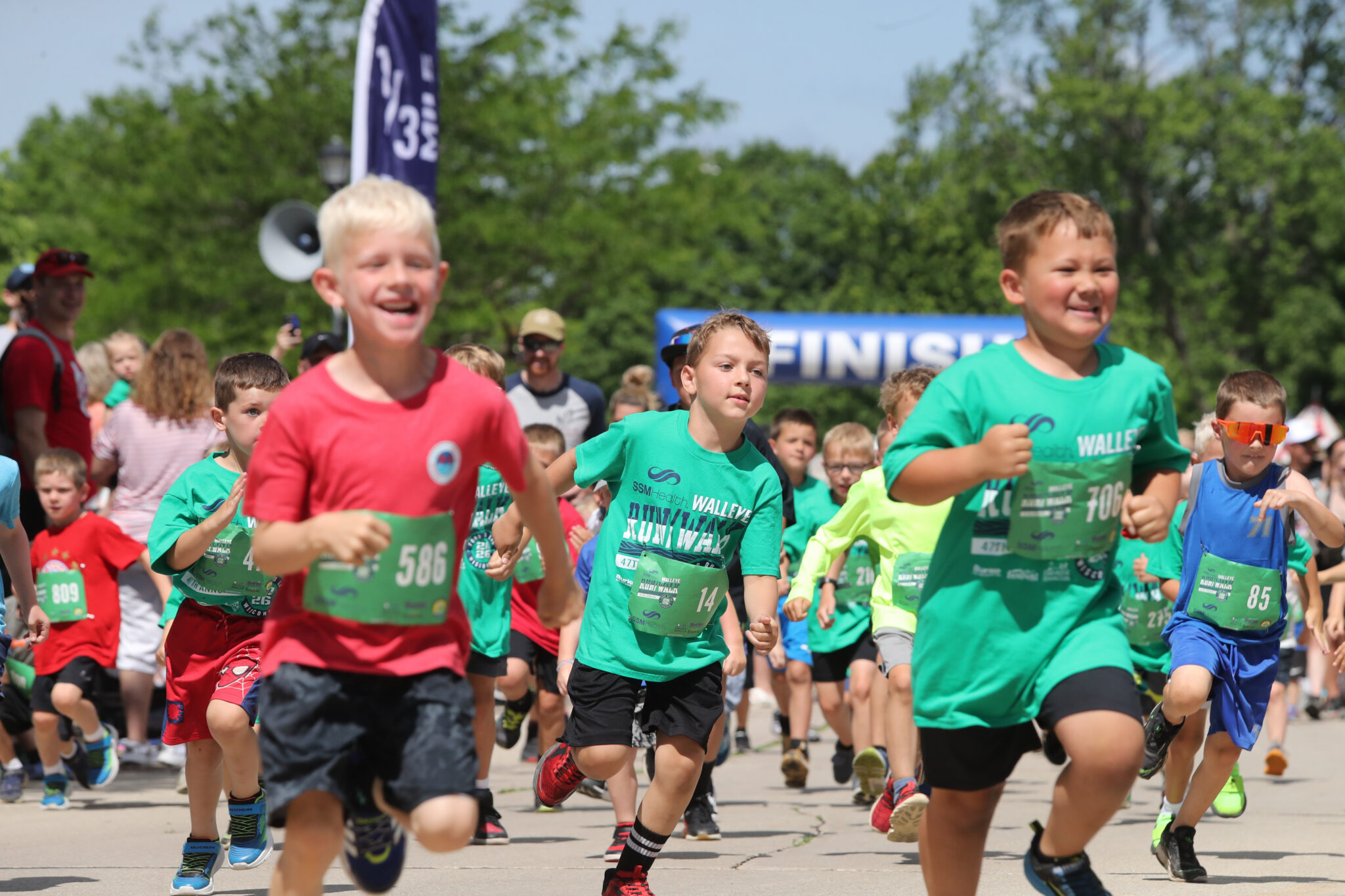 PHOTOS: Walleye Weekend 2026 boys 6 and under run - KFIZ News-Talk 1450 AM